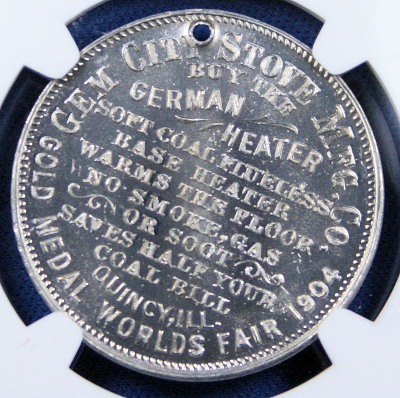 H-61-90 Coin Details - 1904 World Fair / LPE Tokens & Medals