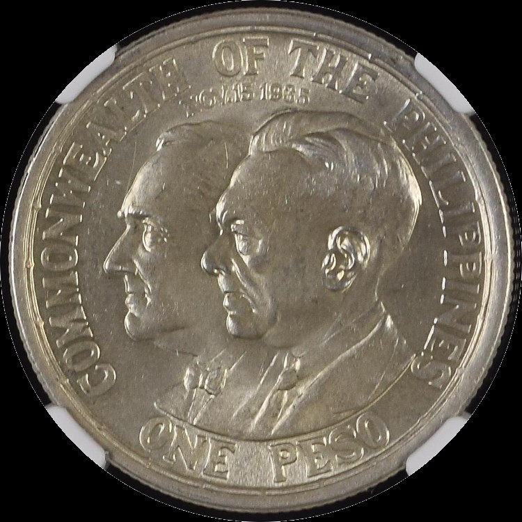 USPI - Common wealth Coin Details - 1 Peso Coins of The Philippines ...