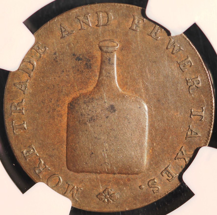 (1790'S) GB 1/2P Norfolk - Norwich D&H-23 Coin Details - Great Britain ...