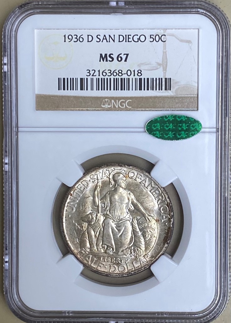 SAN DIEGO Coin Details - Silver Commemoratives 1892-1954, Type Set