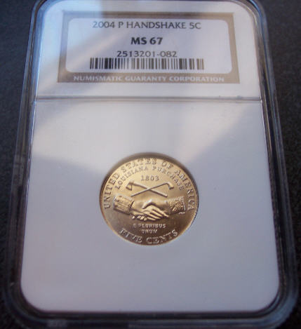 2004-P HANDSHAKE Coin Details - Jim's Jefferson Collection