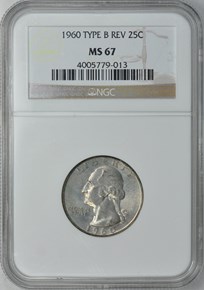 1960 Type-B Reverse Coin Details - 1956-1964 Type-B reverse Washington ...