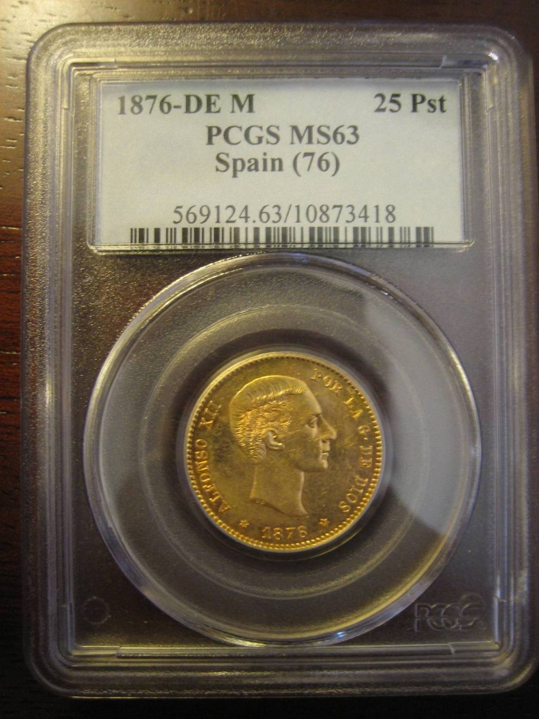 KM#673 First peseta gold coin for circulation using 8 g. module (as ...