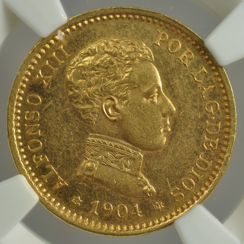 1904(04) SMV G20P Coin Details - Gold Pesetas - Complete Set (Originals ...