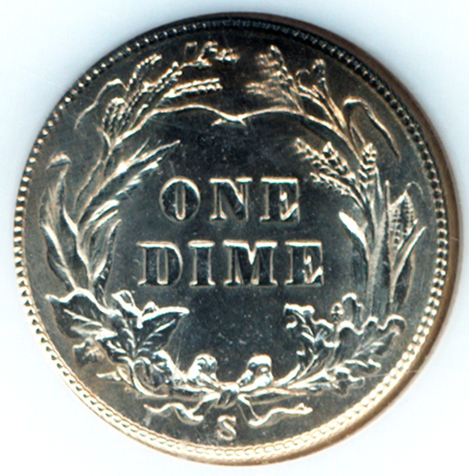 10C 1904-S Coin Details - 1AAA Coins - 1904 Mint Set