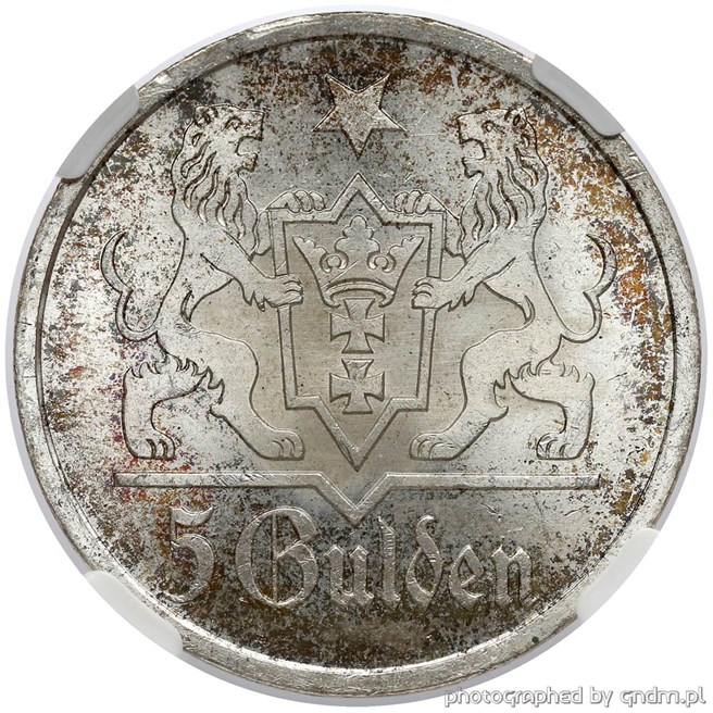 1927 5 GULDEN Coin Details - FSD-1