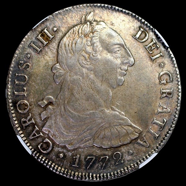 1772 Lima Coin Details - Amazing 8s -- Charles III Portrait 8 Reales ...