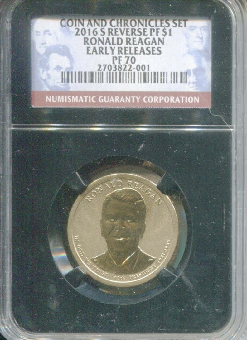 2016 S RONALD REAGAN REVERSE PROOF Coin Details - Dinos Presidential Proofs