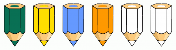 ColorCombo8554 with Hex Colors #097054 #FFDE00 #6599FF #FF9900 #FFFFFF