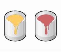 ColorCombo3230 with Hex Colors #FFCC66 #CC6666