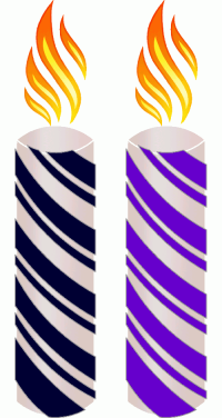 ColorCombo3326 with Hex Colors #000033 #6600CC