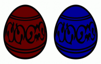 ColorCombo3437 with Hex Colors #660000 #000099