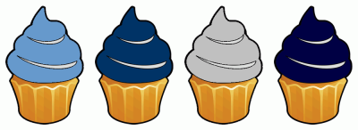 ColorCombo14438 with Hex Colors #6699CC #003366 #C0C0C0 #000044