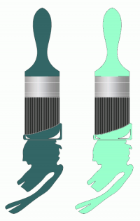 ColorCombo3539 with Hex Colors #336666 #99FFCC