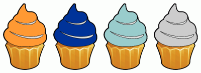 ColorCombo14652 with Hex Colors #FF9933 #003399 #99CCCC #CCCCCC