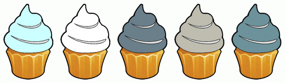 ColorCombo14862 with Hex Colors #CCFFFF #FFFFFF #6A7F8A #BFBDB0 #6D929B