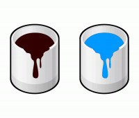 ColorCombo3728 with Hex Colors #330000 #0099FF