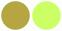 ColorCombo3826 with Hex Colors #B5A642 #CCFF66