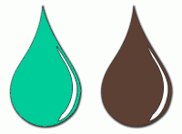 ColorCombo4058 with Hex Colors #00CC99 #5C4033