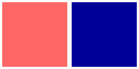 ColorCombo4374 with Hex Colors #FF6666 #000099