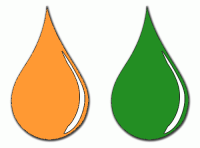 ColorCombo4435 with Hex Colors #FF9933 #238E23