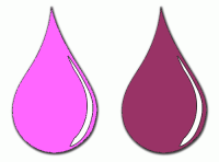 ColorCombo4537 with Hex Colors #FF66FF #993366