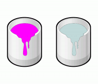 ColorCombo4595 with Hex Colors #FF00FF #C0D9D9