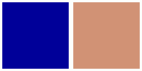 ColorCombo4605 with Hex Colors #000099 #D19275