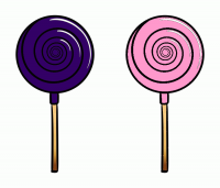 ColorCombo4610 with Hex Colors #330066 #FF99CC