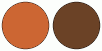 ColorCombo4717 with Hex Colors #CC6633 #6B4226
