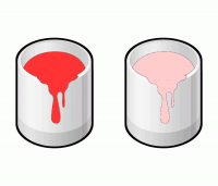 ColorCombo4899 with Hex Colors #FF3333 #FFCCCC