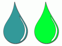 ColorCombo4981 with Hex Colors #339999 #00FF33