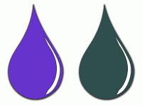 ColorCombo4996 with Hex Colors #6633CC #2F4F4F