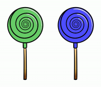 ColorCombo5145 with Hex Colors #66CC66 #4D4DFF