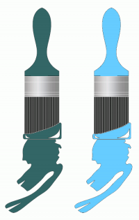 ColorCombo5288 with Hex Colors #336666 #66CCFF