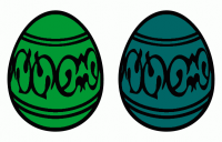 ColorCombo5302 with Hex Colors #009933 #006666