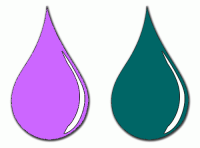 ColorCombo5326 with Hex Colors #CC66FF #006666