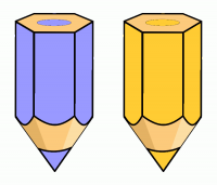 ColorCombo5334 with Hex Colors #9999FF #FFCC33