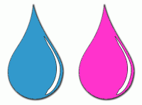 ColorCombo5348 with Hex Colors #3299CC #FF33CC