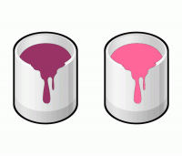 ColorCombo5502 with Hex Colors #993366 #FF6699