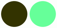 ColorCombo5504 with Hex Colors #333300 #66FF99