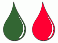 ColorCombo5642 with Hex Colors #336633 #FF0033