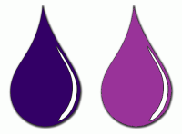 ColorCombo6010 with Hex Colors #330066 #993399