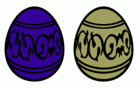 ColorCombo6017 with Hex Colors #330099 #9F9F5F