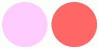 ColorCombo6027 with Hex Colors #FFCCFF #FF6666
