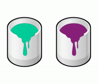 ColorCombo6129 with Hex Colors #00CC99 #871F78