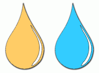 ColorCombo7052 with Hex Colors #FFCC66 #33CCFF