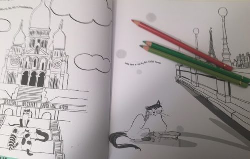 Cats in Paris - Coloring Book Review - Coloring Queen