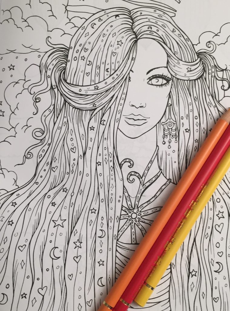 Mystical - A Fantasy Coloring Book - Coloring Queen