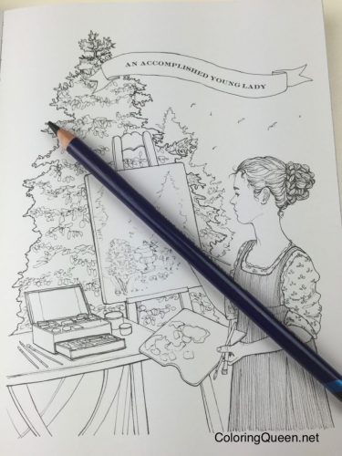 Classic Coloring - Jane Austen - Coloring Plates - Coloring Queen